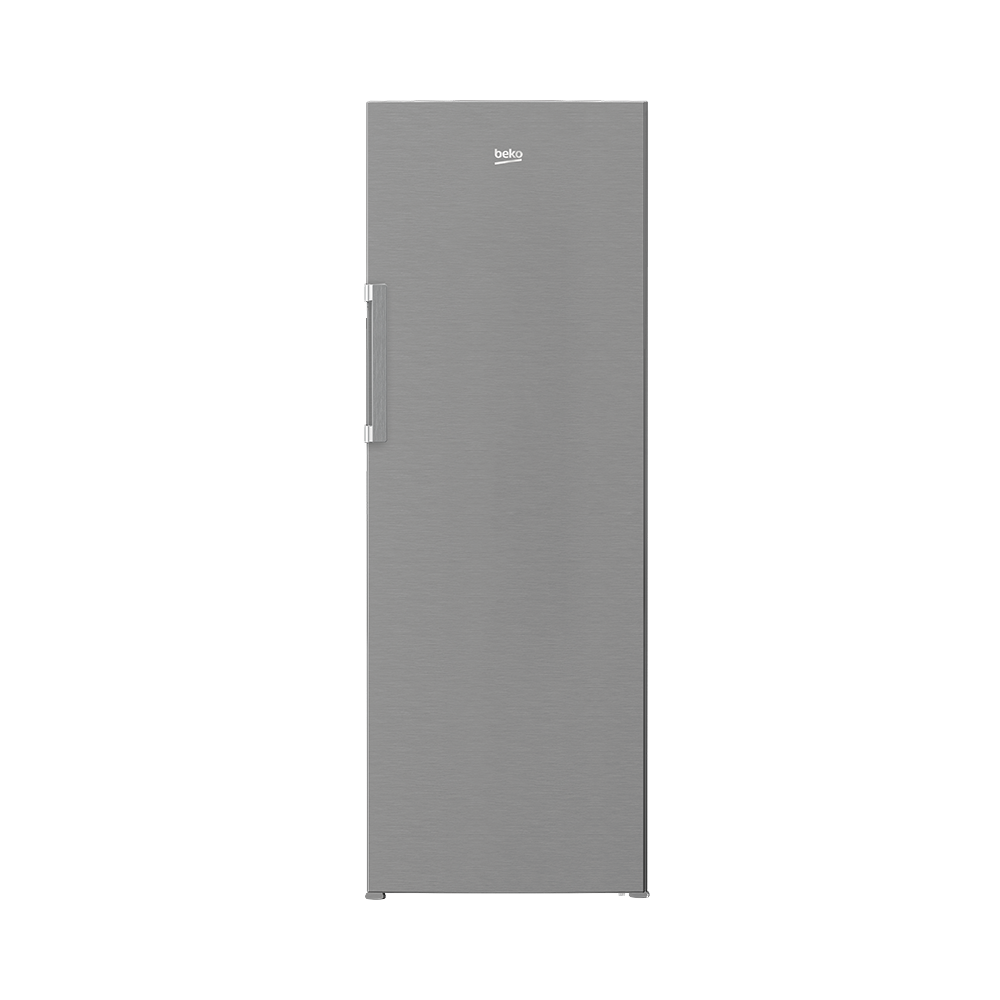 Beko 351L Steel Larger Vertical Fridge | Applianceplus